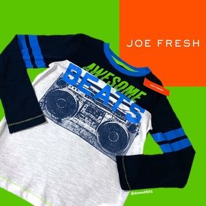 Joe Fresh | Shirts & Tops | Nwt Joe Fresh Toddler Awesome Beats Graphic ...